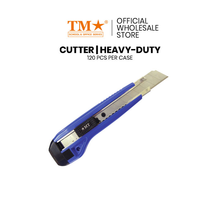 TM 120 pcs Cutter Knife Heavy Duty Big (TM-0432) | Lazada PH