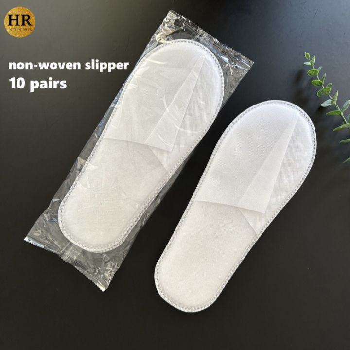 Degradable THIN Disposable House Slippers Hotel Slippers Comfortable ...