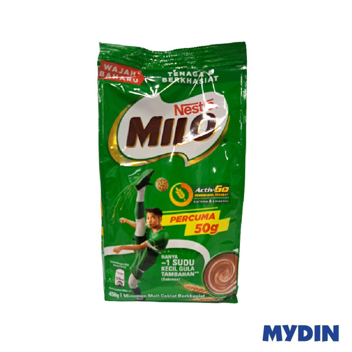 Nestle Milo Activ-Go 400g + FOC 50g (450g) | Lazada