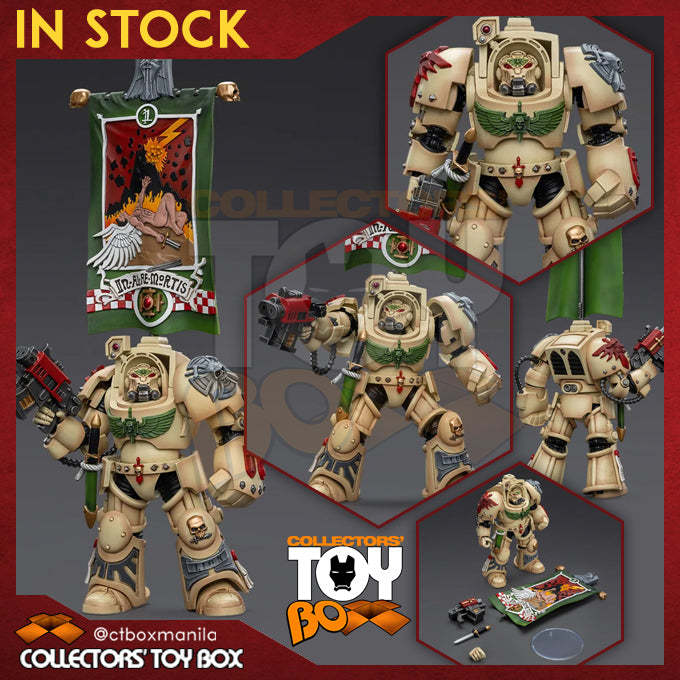 Joytoy 1/18 Warhammer 40k Dark Angels Deathwing Ancient with Company ...