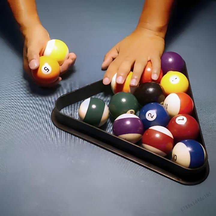Pool Table Triangle Ball Rack Heavy Duty for Indoor Game Pool Balls ...
