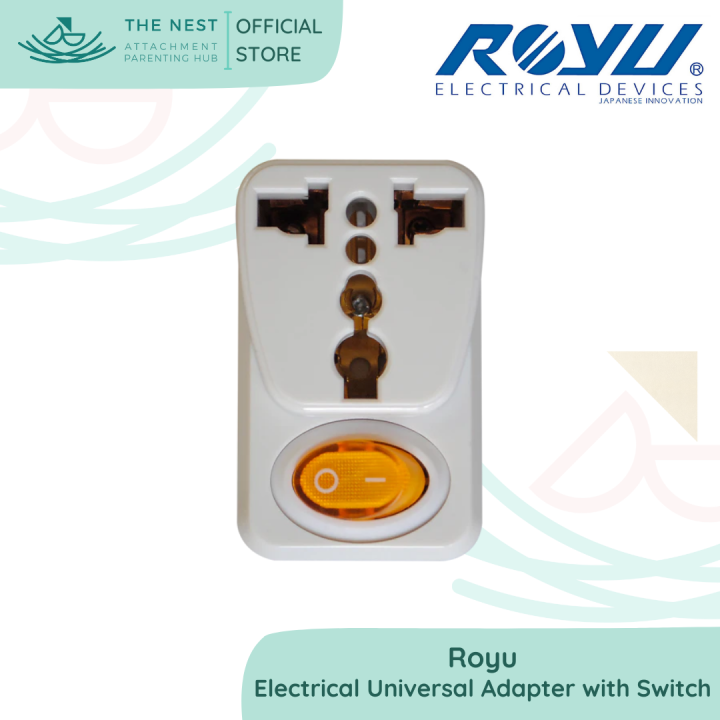 Royu Electrical Universal Adapter with Switch | Lazada PH