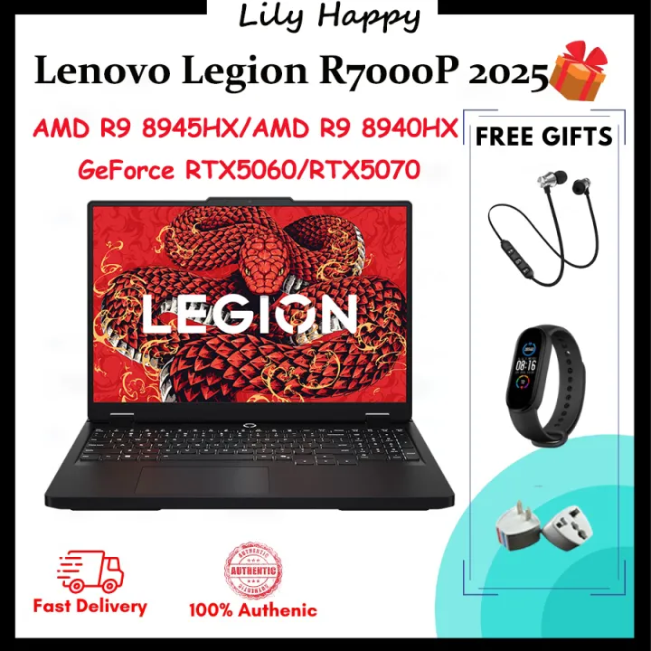 Lenovo Legion R7000P Gaming Laptop 2025/Lenovo Legion Laptop/AMD R9 ...
