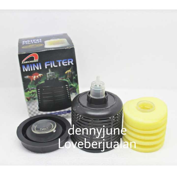Mini Filter Bichung Filter Kecil Aquarium Bulat Air Powered Filter ...