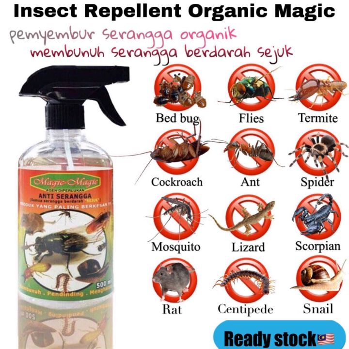Insect Repellent Organic Anti Serangga Magic Magic Anti bedbug Termites ...