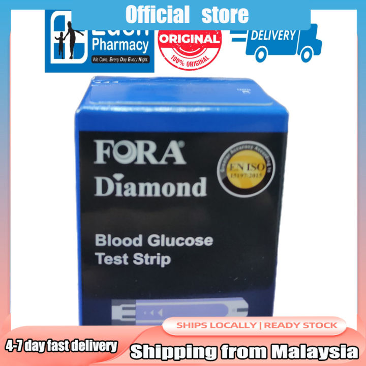 Fora diamond glucose test strip ( for GD 50 ) 25's | Lazada