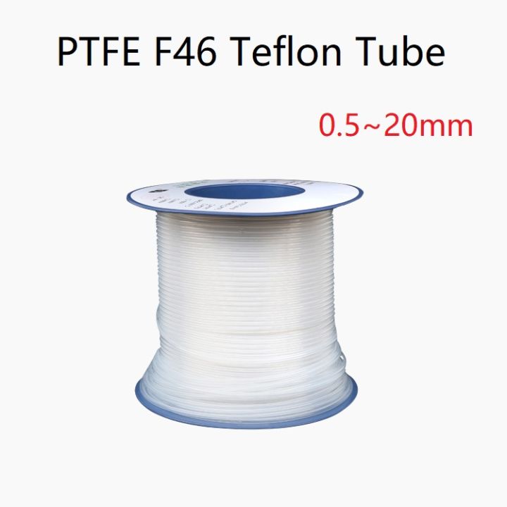 1M ID 0.5~20mm PTFE Tube F46 Teflon Tube Multiple Specifications Pipe High Transparent Hose ...