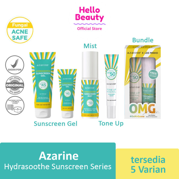 Azarine Sunscreen Gel SPF 45 PA++++ | Lazada Indonesia