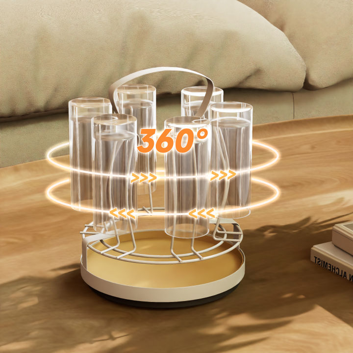 Kitchen organizer cup rotation storage shelf multi -function with ...