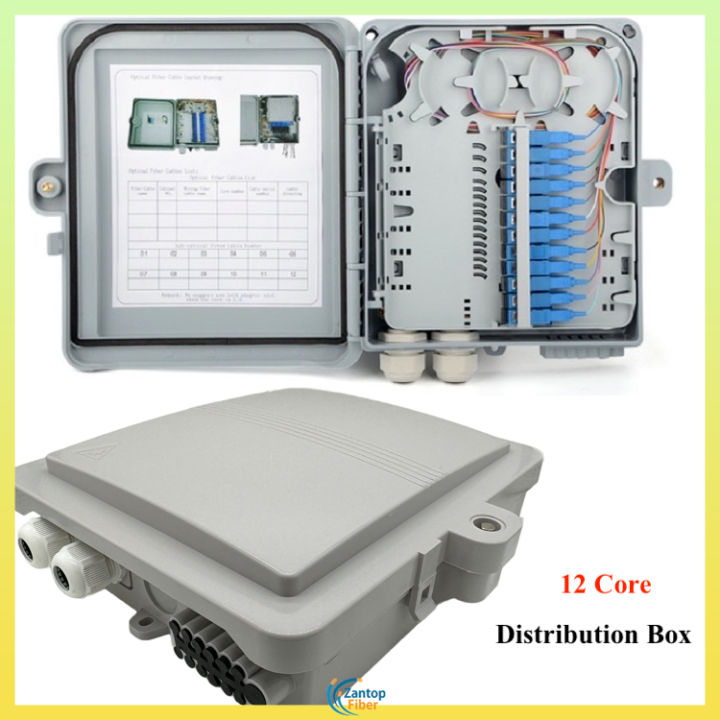 12 Core Nap Box Optical Fiber Distribution Box SC Adapter Type Single ...