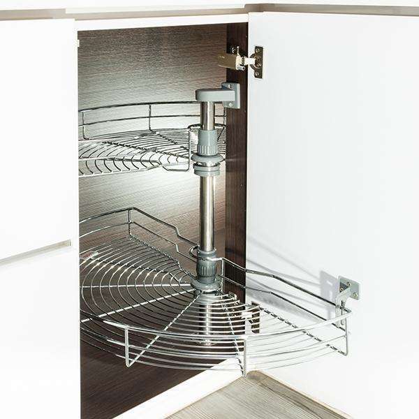 Stainless Steel 180 Deg Turnable Corner Basket / Turn Racks / Corner ...