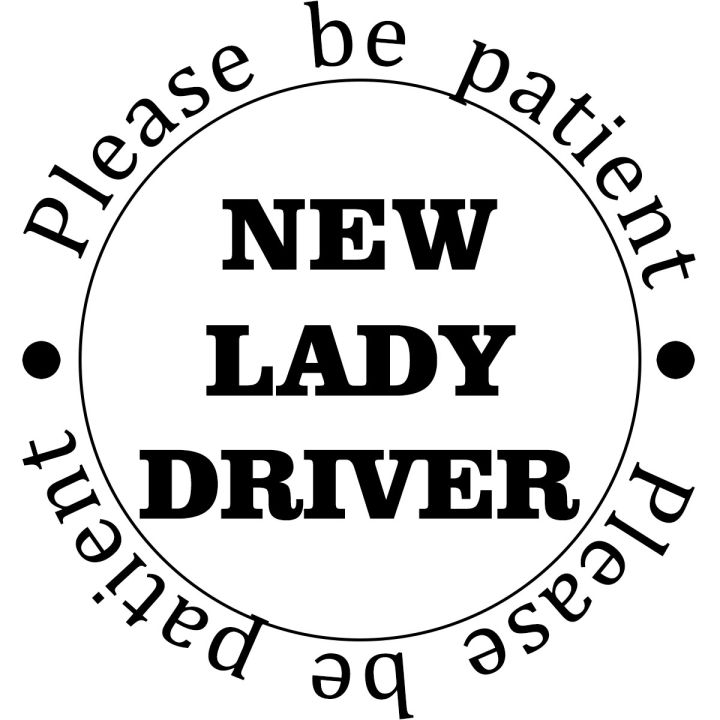 New Lady Driver Decal Sticker waterprrof | Lazada PH