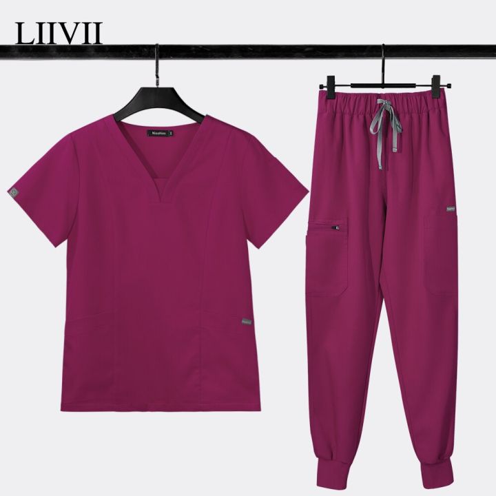 Operating Room Workwear Medical Nurse Uniform Scrub Set Clinical Scrubs ...