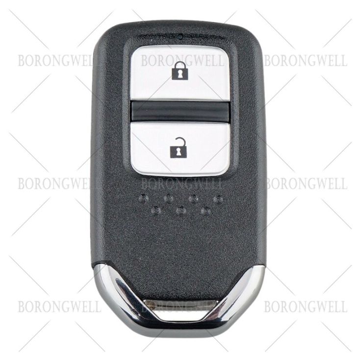Car Smart Remote Key 2 Button 433Mhz ID47 Chip for Honda Fit /City ...