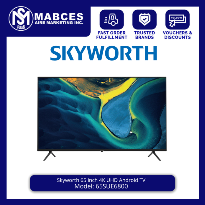 Skyworth 65SUE6800 65″ 4K UHD Google TV | Lazada PH