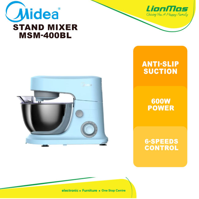 MIDEA STAND MIXER 4L MID-MSM-400BL | Lazada