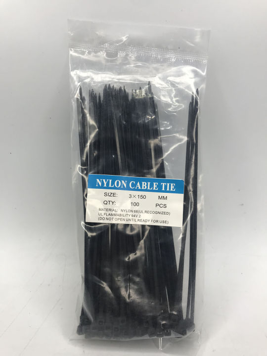 TEAM PC CABLE TIE NYLON, 100pcs per pack, Assorted color | Lazada PH