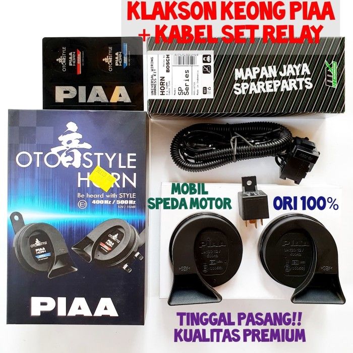 KLAKSON KEONG PIAA OTOSYLE PLUS KABEL SET RELAY | Lazada Indonesia
