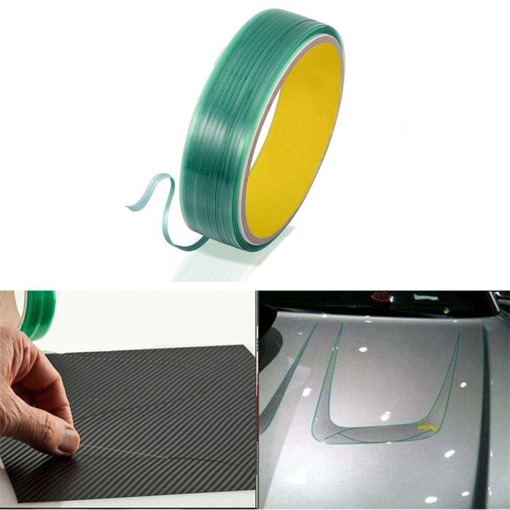 NAIL SALON Multi-Purpose Vinyl Wrap Cutting Tape 5m/10m Green Knifeless ...