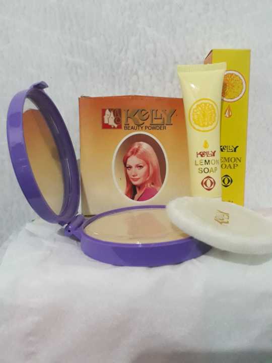 Kelly Bedak Beauty Powder Plus Kelly Pearl Cream | Lazada Indonesia