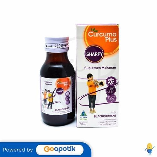 Curcuma Plus Sharpy Rasa Blackcurrant Sirup 60 Ml | Lazada Indonesia