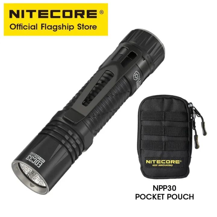 NITECORE EDC33 EDC Tactical Flashlight USB-C Rechargeable Torch Light ...