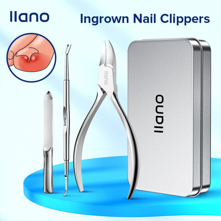 llano Ingrown Nail Clippers Toenail Cutter Professional Stainless Steel ...