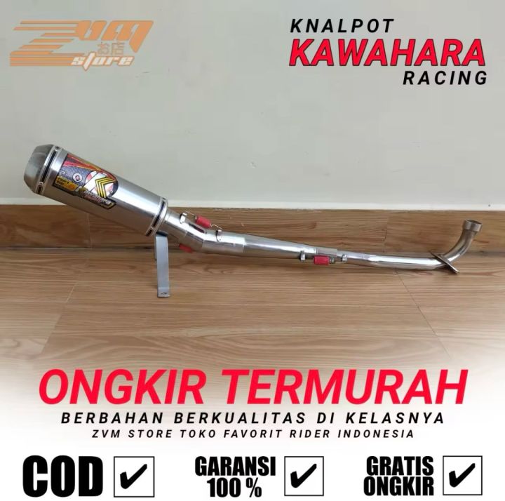 KNALPOT KAWAHARA KNALPOT RACING JUPITER Z VEGA R ZR CRYPTON SHOGUN 110 SMASH SUPRA X LAMA SUPRA ...