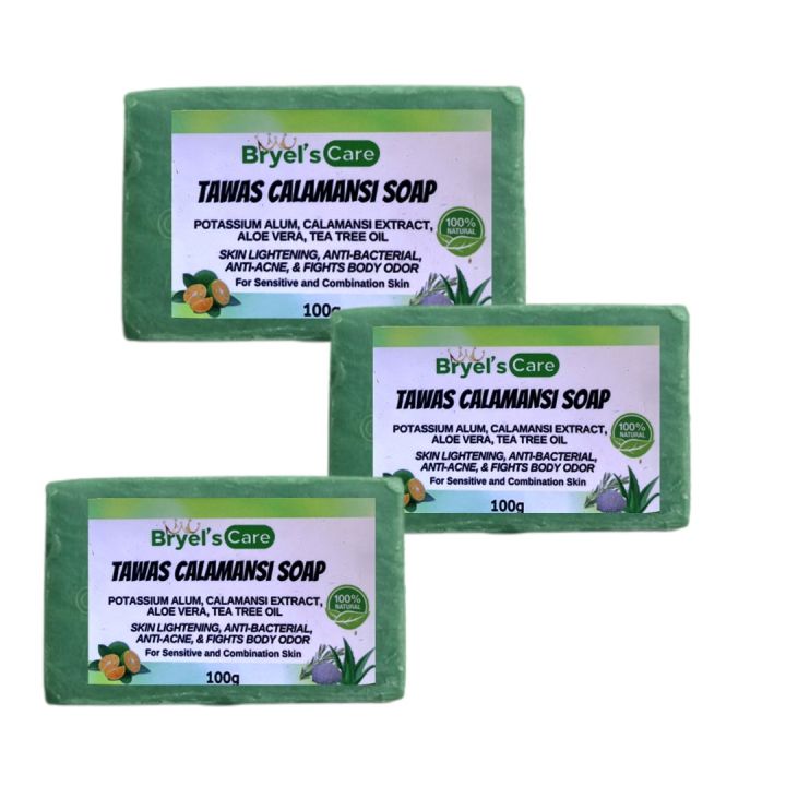 TAWAS CALAMANSI SOAP 100G with ALOE VERA FOR KIDS AND ADULT ANTI-BODY ...