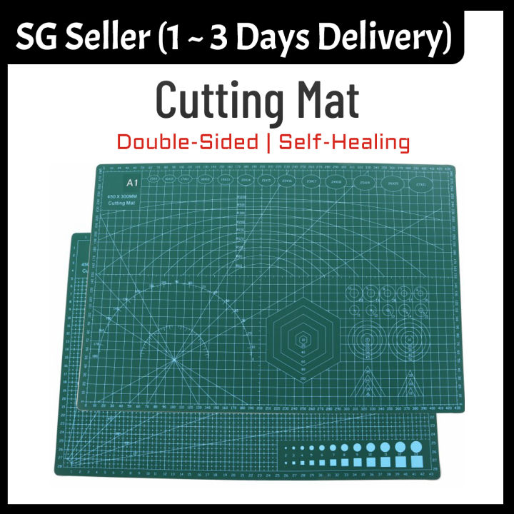 Double-Sided Self-Healing 3 Layers Cutting Mat | A5 / A4 / A3 / A2 / A1 ...