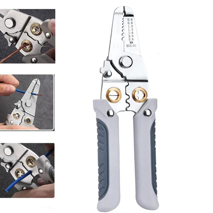 Wire Stripper Electrician, Wire Cutter Multi-function Pickpocket Pliers ... Wire Stripper Electrician, Wire Cutter Multi-function Pickpocket Pliers ...