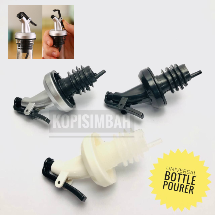 Universal Syrup Oil Bottle Pourer Stopper Tutup Penuang Botol Sirup ...