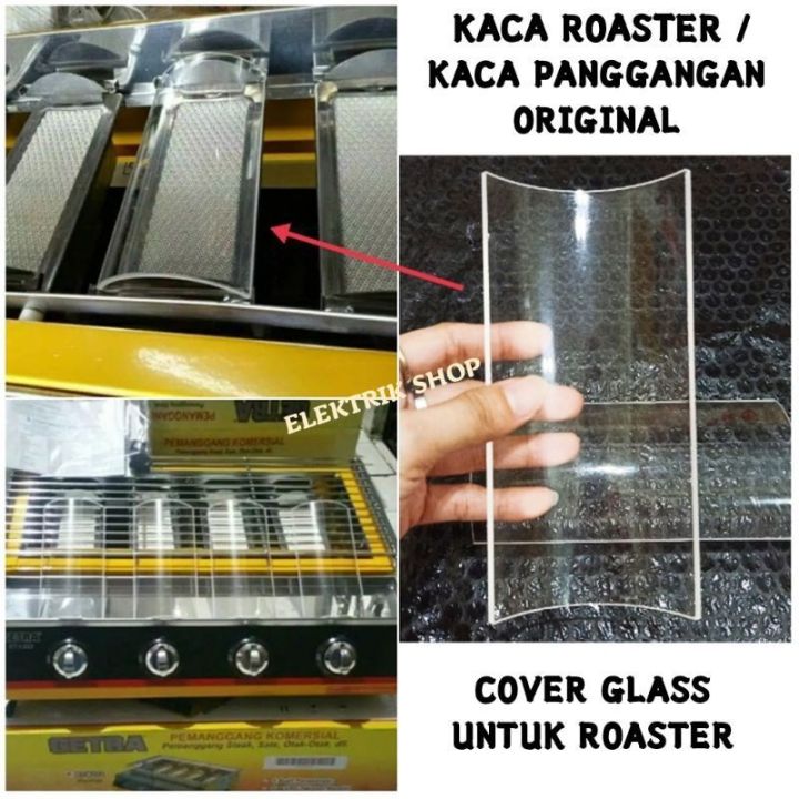 KACA panggangan roster | kaca kompor bakar roaster - ORIGINAL | Lazada ...