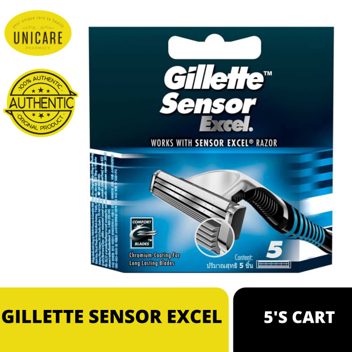 Gillette Sensor Excel 5's Cart | Lazada