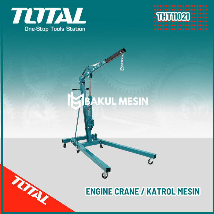 TOTAL THT11021 Alat Pengangkat Mesin Katrol Mesin Engine Crane | Lazada ...
