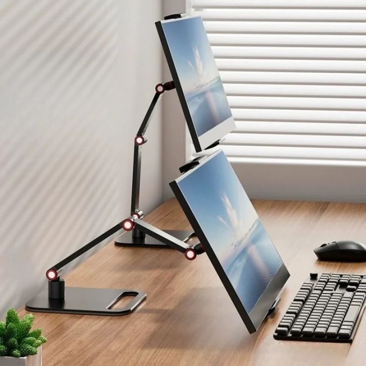 7ar6 Portable monitor desktop metal stand, universal, expandable ...