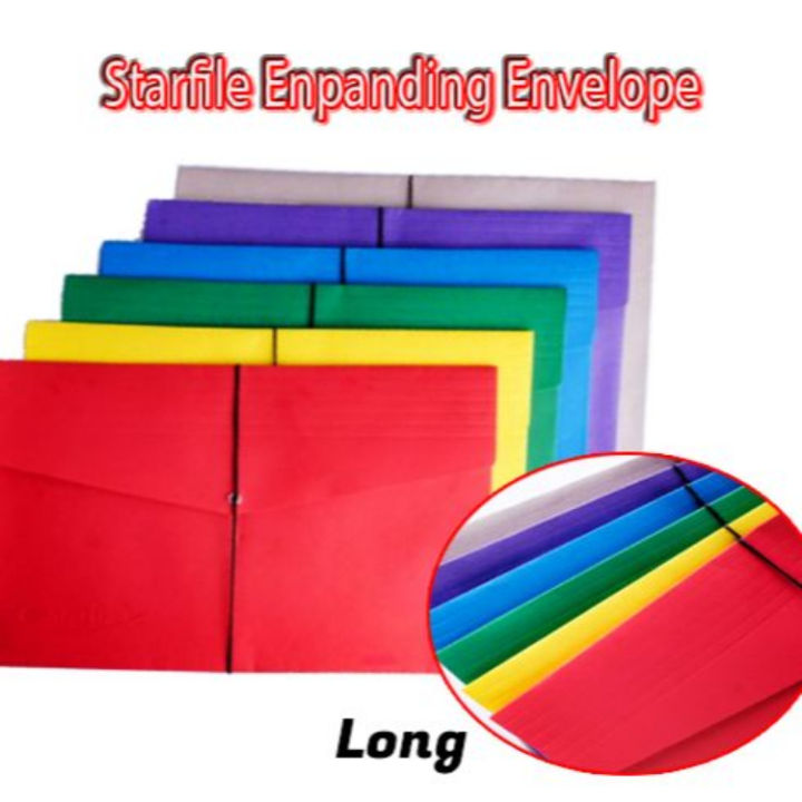 Colored Expanded Envelope with Garter Long Size For Files | Lazada PH
