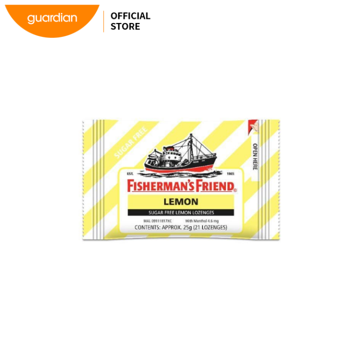 Fisherman's Friend Sugar Free Lemon 25g | Lazada