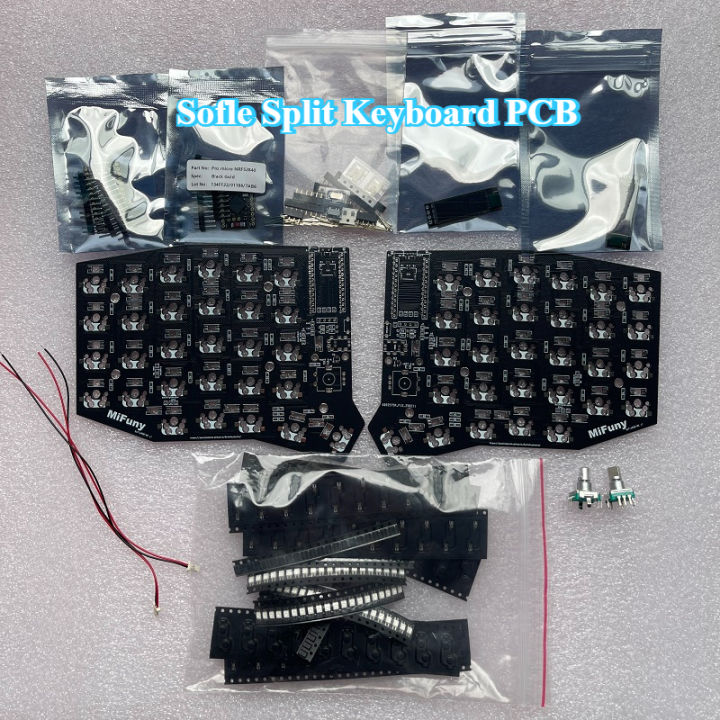 Sofle Split Keyboard PCB Kit OLED Screen Teclado MX/Choc Wired/Wireless ...