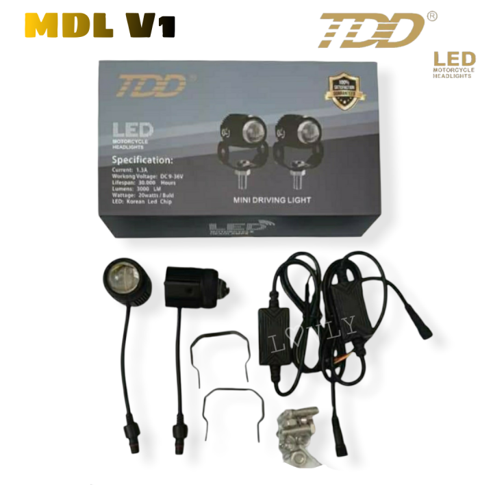 TDD MOTORCYCLE MINI DRIVING LIGHT V1 | Lazada PH