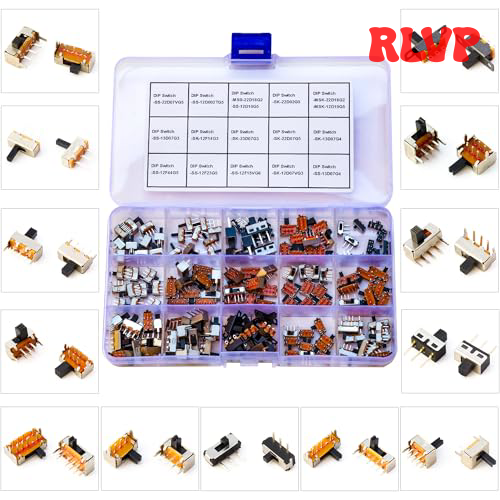 [RLVP] Slide Switch Assorted Kit Mini Micro PCB Panel Slide Switch 2Pin ...