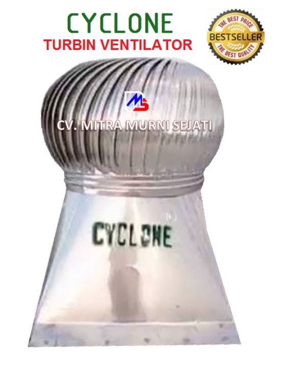 Cyclone Turbin Ventilator diameter 36 inch bahan Stainless Steel ...