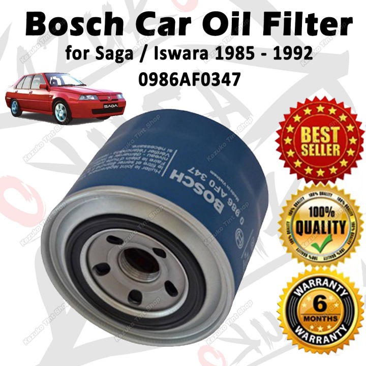 Bosch Oil filter 1pc For Proton Saga Proton Iswara 1985 - 1992 ...