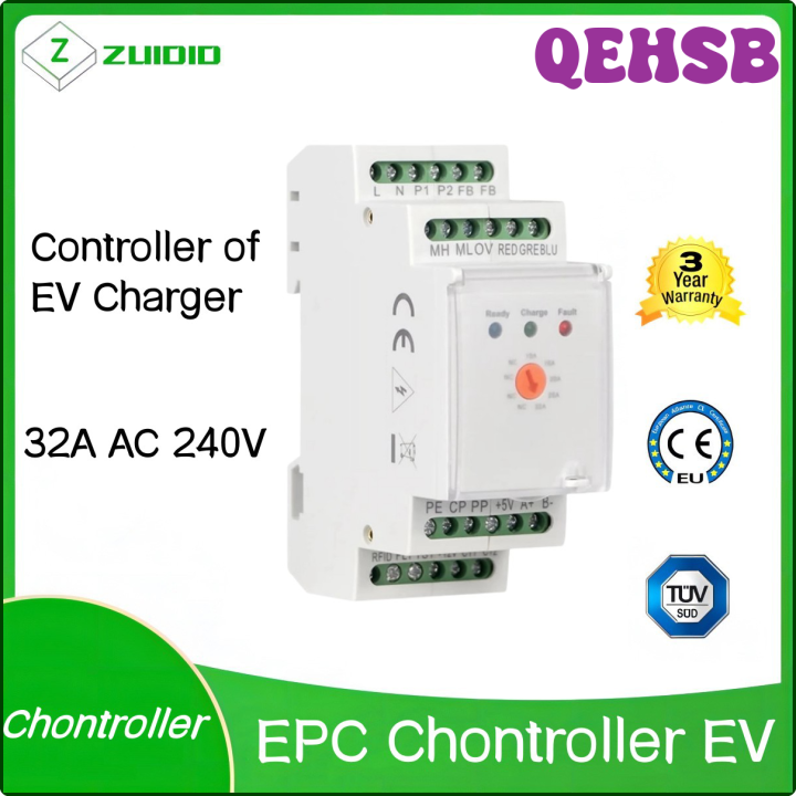 QEHSB 32A 22KW EVSE EPC Controllers Electronic Protocol Controller for 7KW 11KW Wallbox EV ...