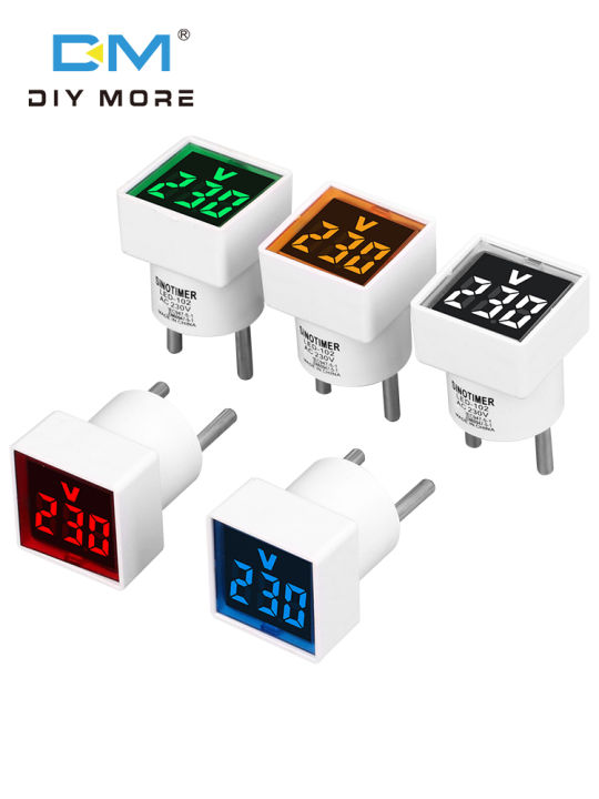 diymore AC 220V/230V Universal Square European Plug Type Household ...