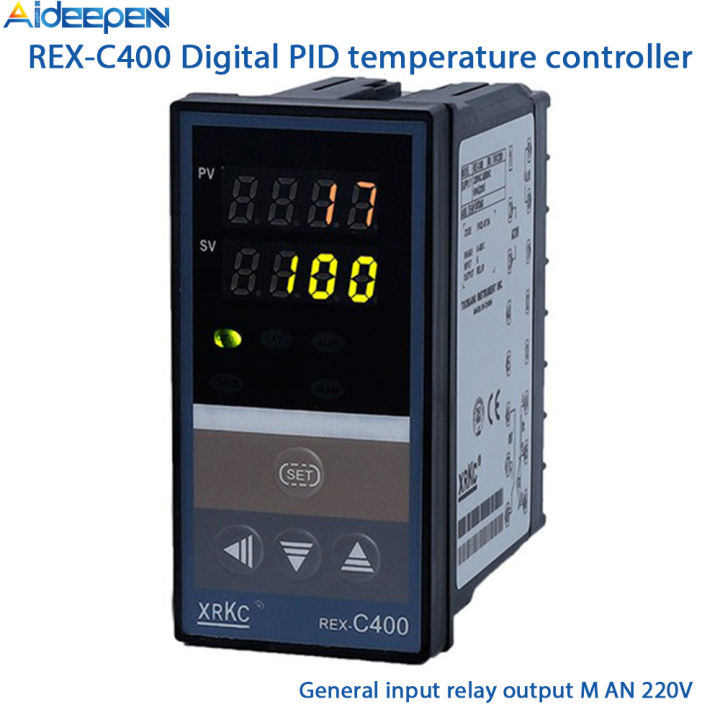 【Ready Stock】Original Aideepen REX-C400 Digital PID Temperature ... 【Ready Stock】Original Aideepen REX-C400 Digital PID Temperature ...
