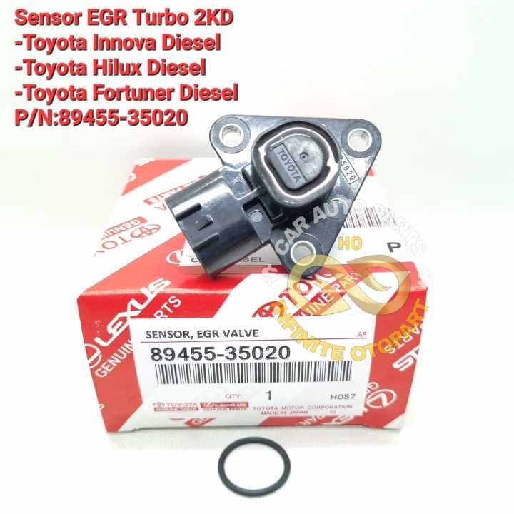 SENSOR EGR TURBO VALVE UDARA INNOVA HILUX FORTUNER DIESEL INOVA 2KD ...