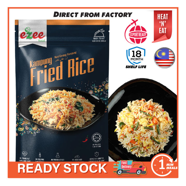 EZEEFOOD NASI GORENG KAMPUNG / KAMPUNG FRIED RICE 250 G LOW GI, GLUTEN ...