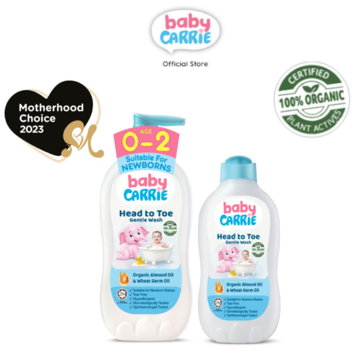 Baby CARRIE Head To Toe - Nourishing [500g / 250ml] | Suitable for ...