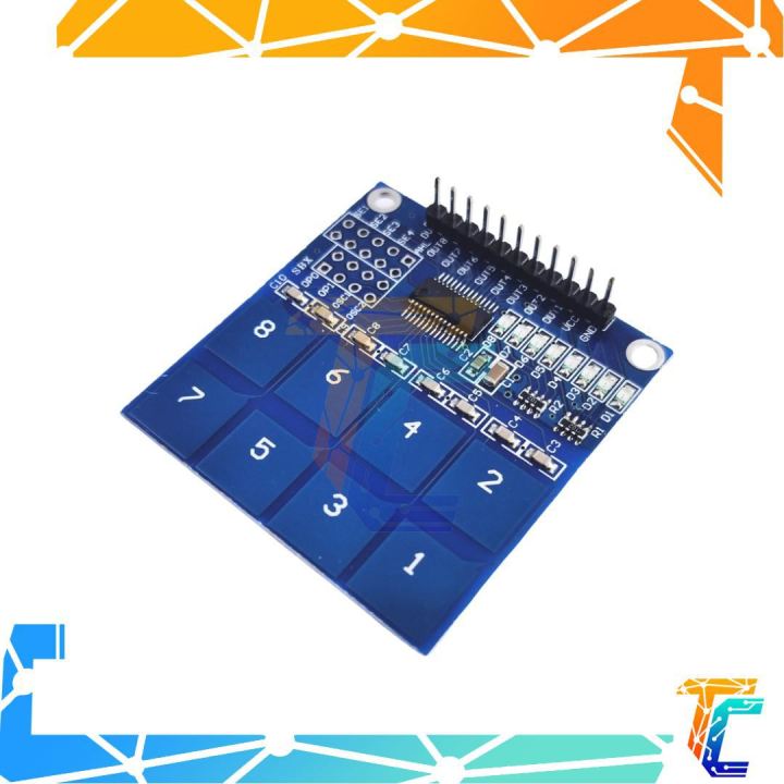 TTP229 8-Channel Digital Capacitive Switch Touch Sensor Module | Lazada PH